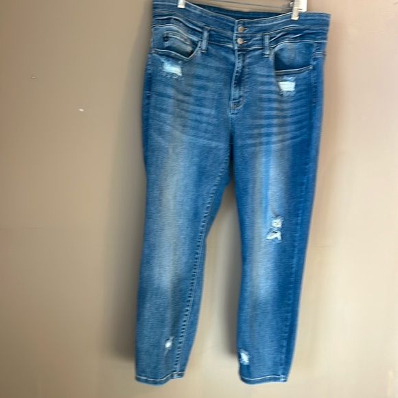 Judy Blue | Jeans | Judy Blue Distressed Relaxed Fit Denim Jean Double ...